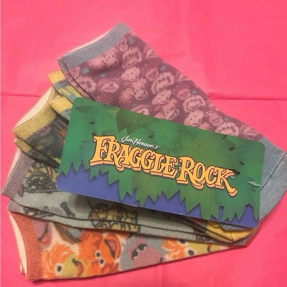 Underwear & Socks | 5 Pairs Licensed Fraggle Rock Jim Henson Ankle Low ...